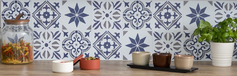 New look with wall tiles to stick on | d-c-fix